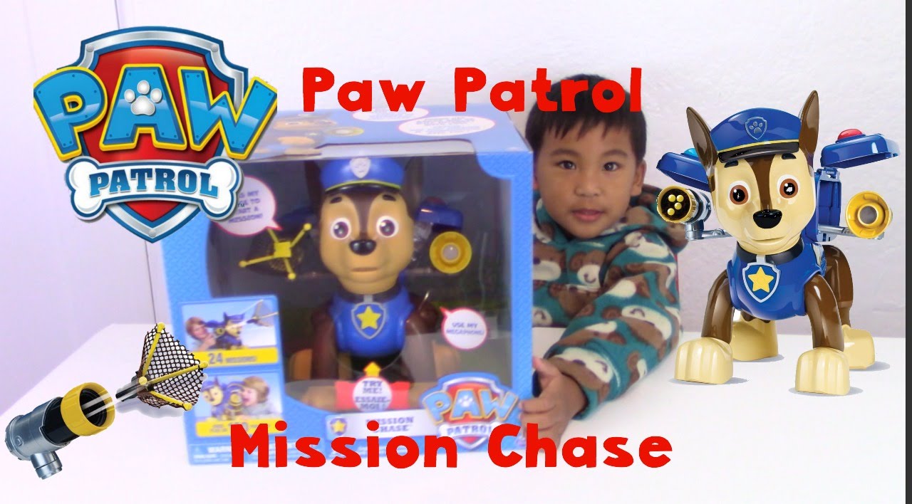 Paw Patrol Mission Chase Unboxing - YouTube