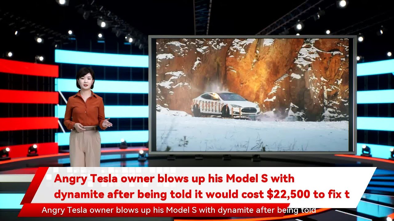 Angry Tesla owner blows up his Model S with dynamite after being told ...