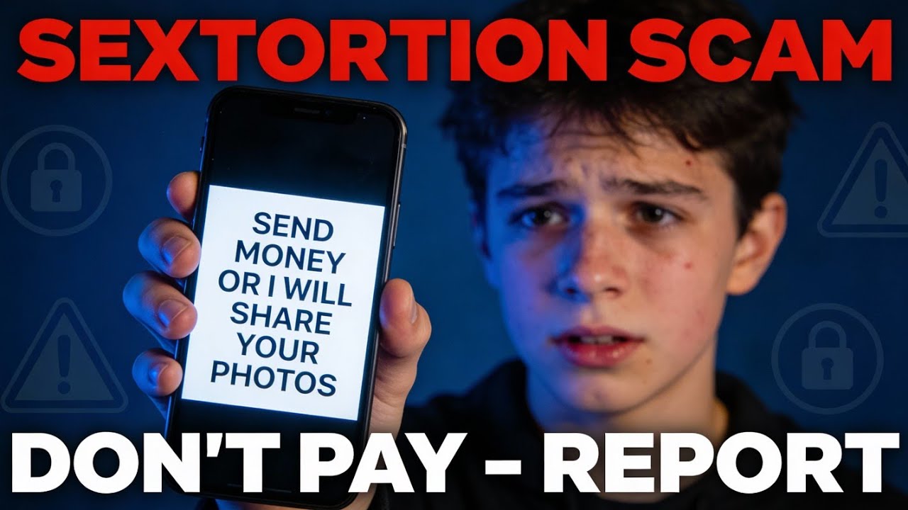 Sextortion is a cyber crime l Sextortion Scam - YouTube