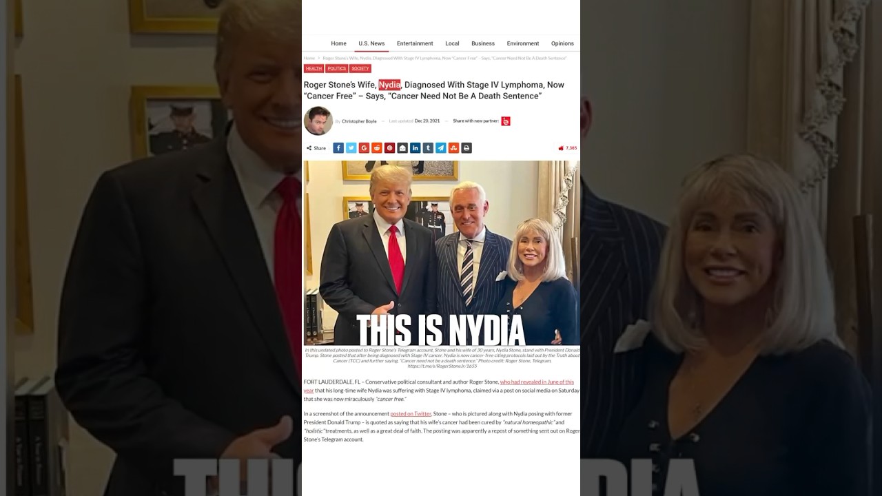 The Story of Nydia Stone #cancertreatment #regenerativemedicine # ...