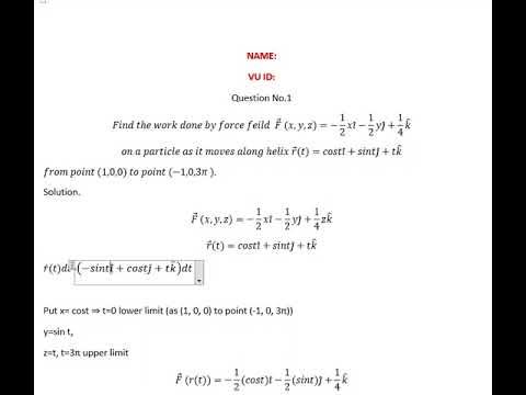 MTH622 Assignment 1 Solution 2022 - YouTube