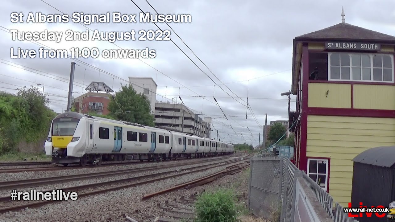 Live from St Albans Signal Box Museum 02-08-2022 - YouTube