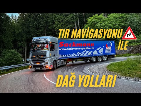 ALMANYA KÖYLERİNDE TIR SÜRMEK/ İLK DEFA TIR NAVİGASYONU KULLANDIM 