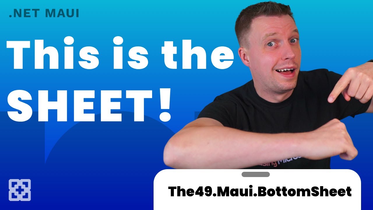 BottomSheet Plugin for Blazor Hybrid & .NET MAUI - YouTube