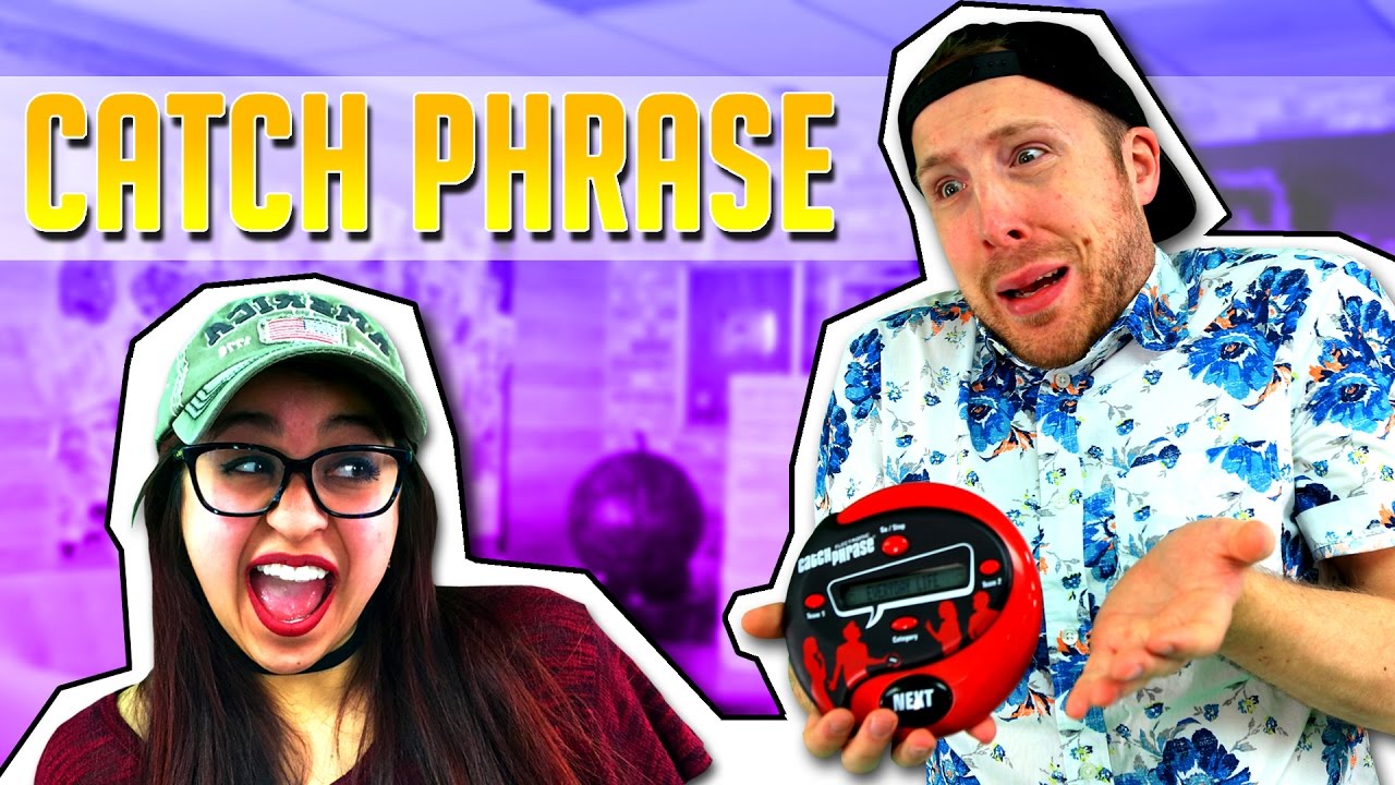 GIRL YOU SAID WHAT!?! | CATCH PHRASE CHALLENGE - YouTube
