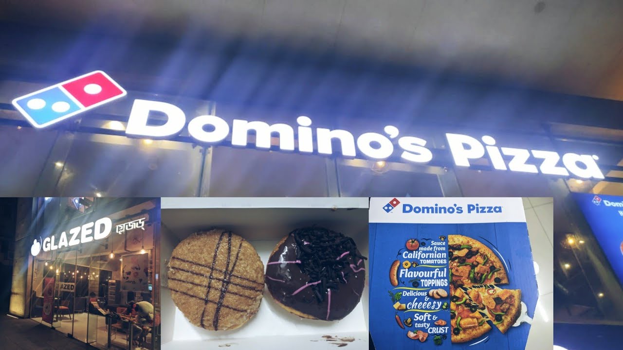 আজ ছেলে মেয়ে নিয়ে পিজ্জা খেতে আসলাম || Domino's pizza || Glazed ...