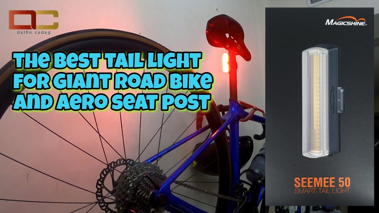 TAIL LIGHT PARA SA GIANT ROAD BIKE AT AERO SEAT POST | MAGIC SHINE ...