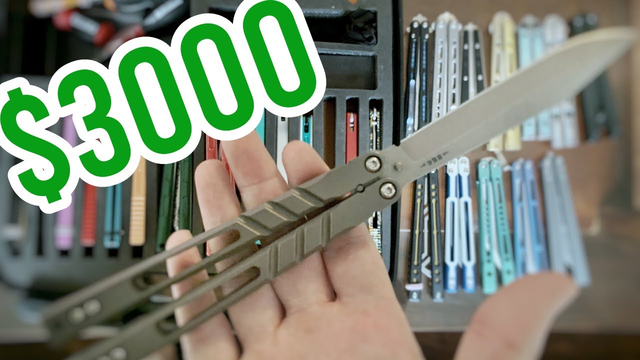 My $3000 Butterfly Knife Collection - YouTube