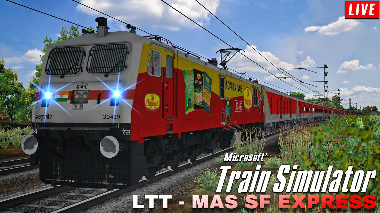 Journey in 12163 Mumbai LTT - MGR Chennai SF Express • Indian Train ...