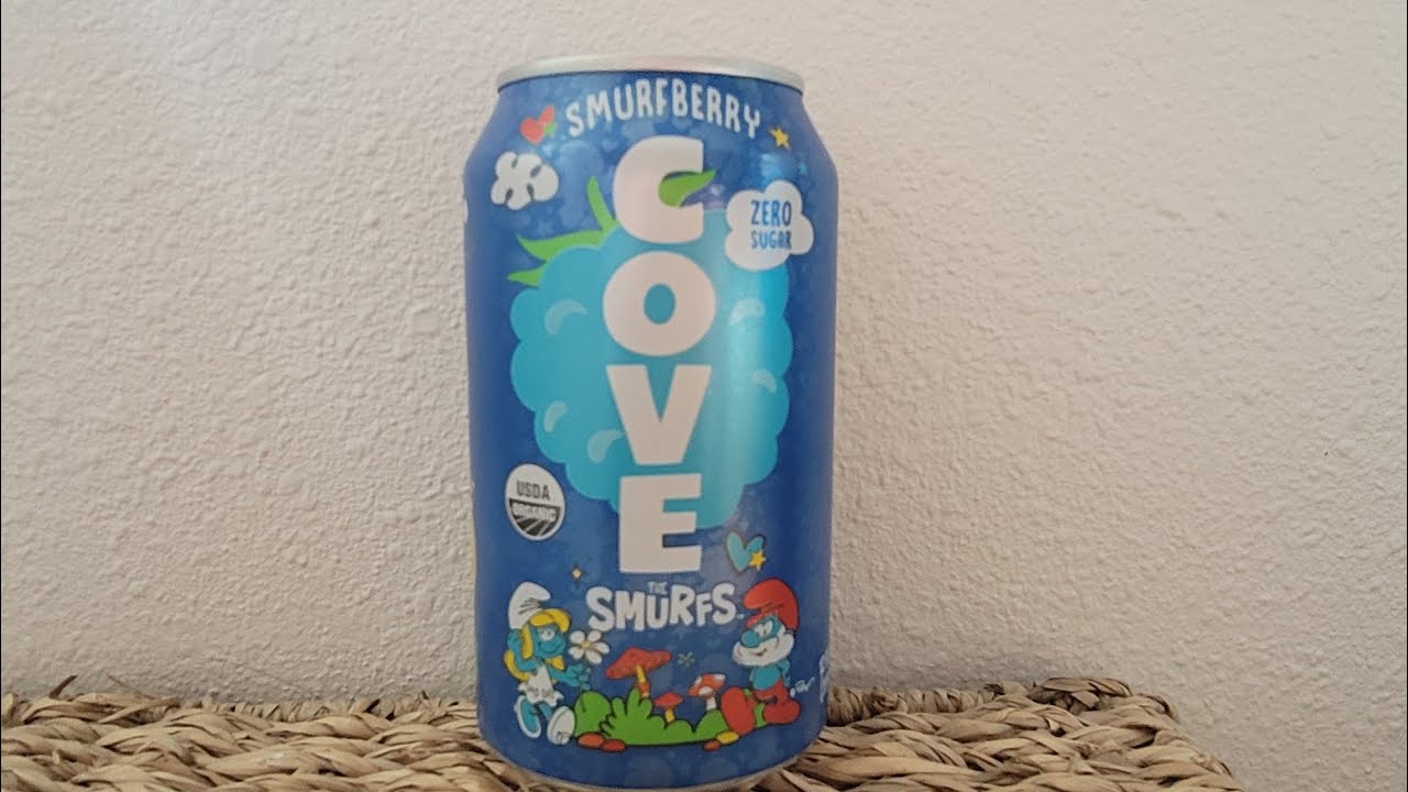 Cove Smurfberry The Smurfs drink review - YouTube