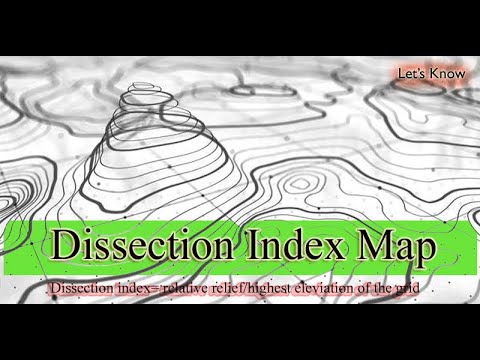 Dissection index of topographical map - YouTube