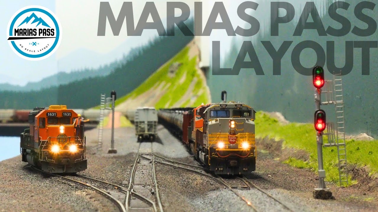 Marias Pass HO Scale Layout TRAILER - YouTube