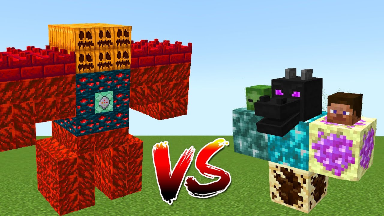 CHARGED SUPERSCULK GOLEM vs NEW Spiral Golems - Battle Minecraft Mobs - YouTube