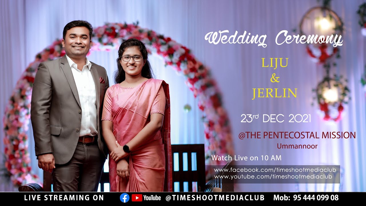 WEDDING CEREMONY II LIJU THOMAS & JERLIN JOSE - YouTube
