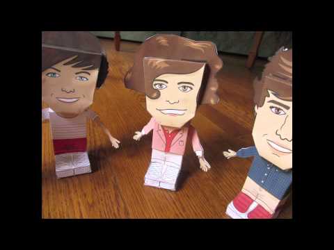 A Day in the Life of One Direction (paper dolls) - YouTube