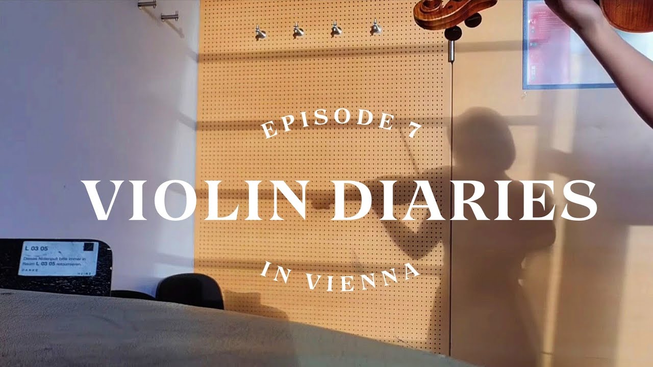 violin diaries | ep 7. recording, rehearsals, practicing - YouTube