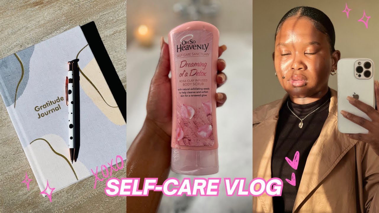 SELFCARE VLOG:Journaling|Soaking &ScrubinglDermaplaning For the First ...