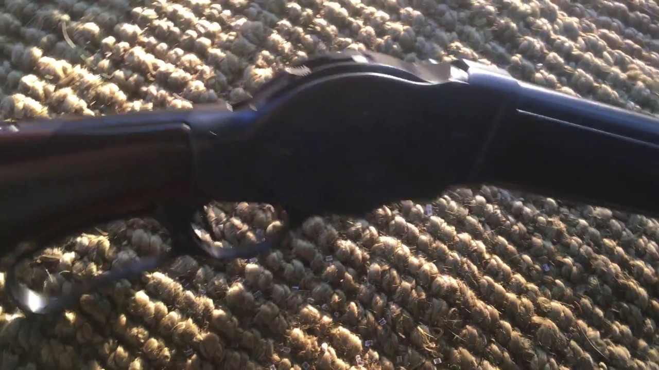 1887 Winchester lever action shotgun, short video - YouTube