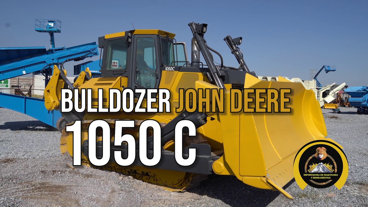 BULLDOZER JOHN DEERE 1050C - YouTube