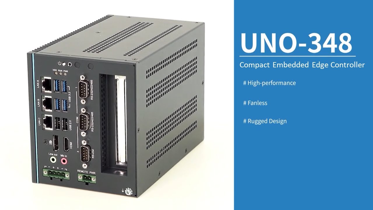 Compact Embedded Edge Controller,UNO-348, 360 View, Advantech (EN ...