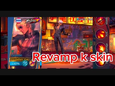 Gusion kof skin revamp 😱😲😲🔥🥵 super intense match - YouTube
