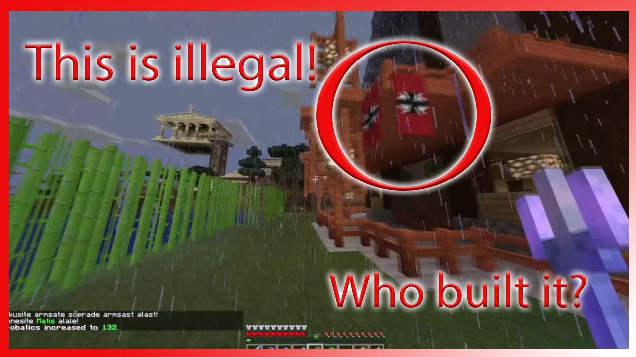 I found the German WW2 flag in anomaly minecraft server - YouTube