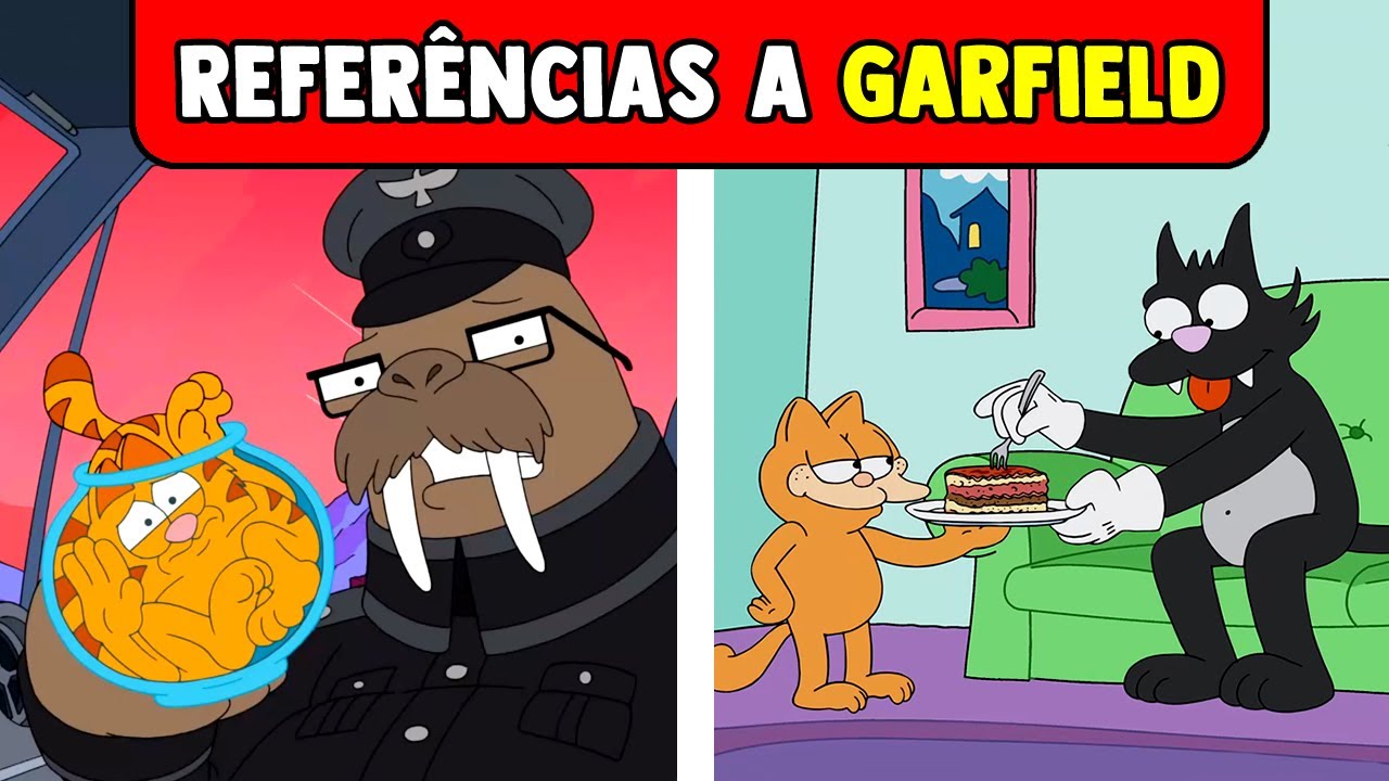 35 REFERÊNCIAS E APARIÇÕES DO GARFIELD 😼 - YouTube