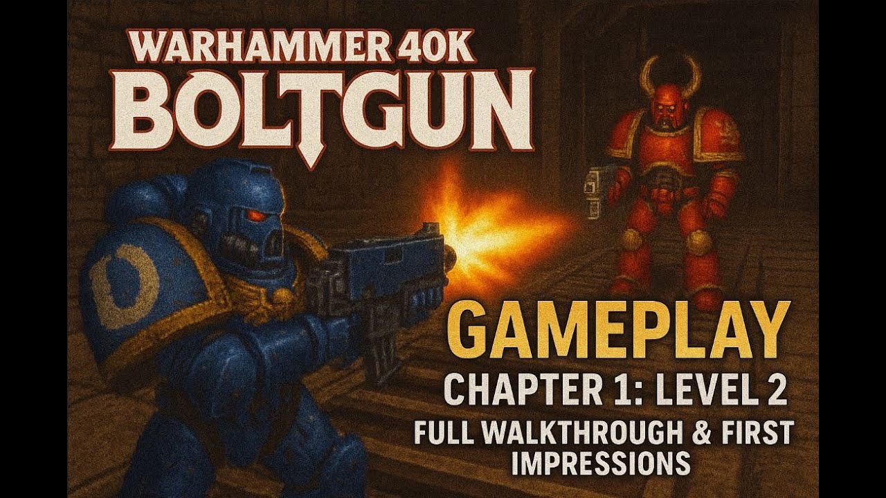 Warhammer 40K Boltgun – Chapter 1: Level 2 Gameplay | Full Walkthrough ...