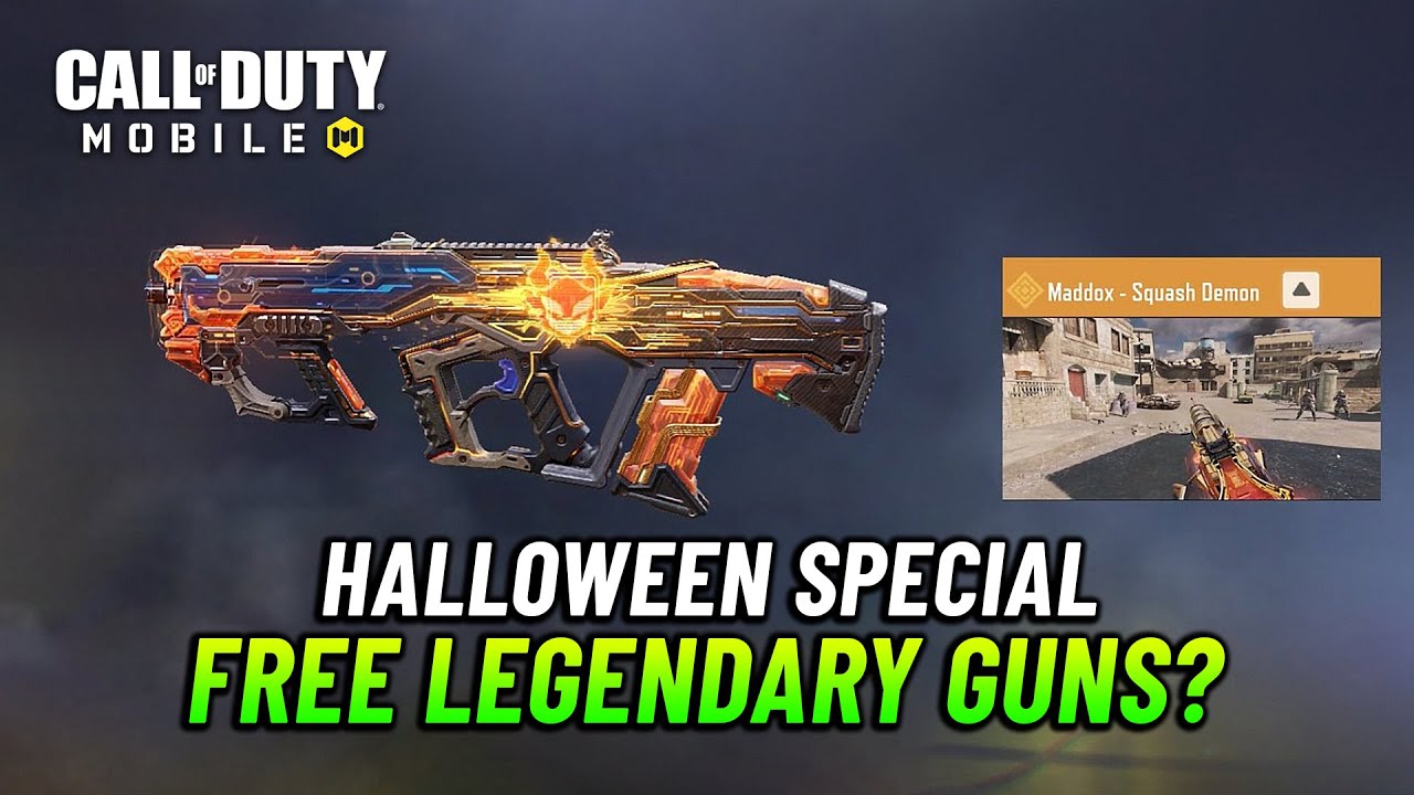 Free Legendary Guns in Halloween Draw? COD Mobile - Season 9 CODM - YouTube