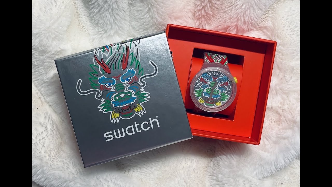 NEW SWATCH DRAGON IN CLOUD / YEAR OF THE DRAGON - YouTube