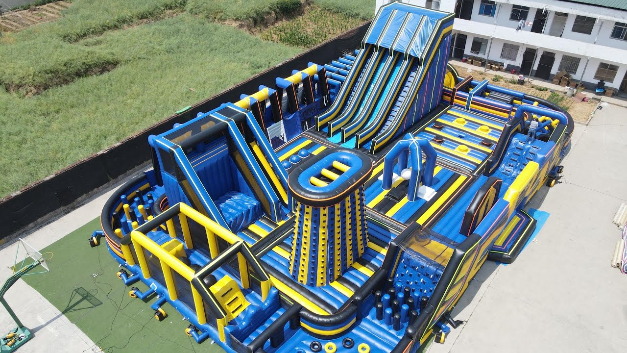 Aerial photography of inflatable park#inflatables #inflatable # ...