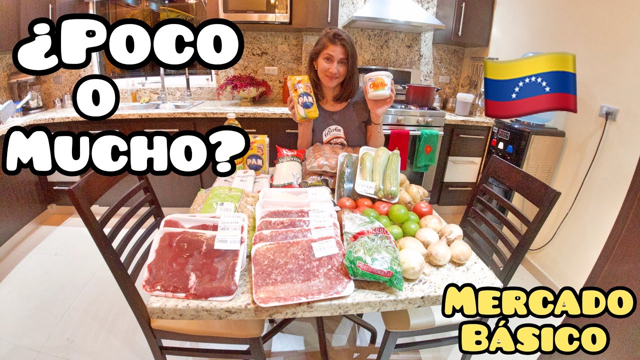 ¿Esto es lo que CUESTA hacer un MERCADO en Venezuela? - YouTube