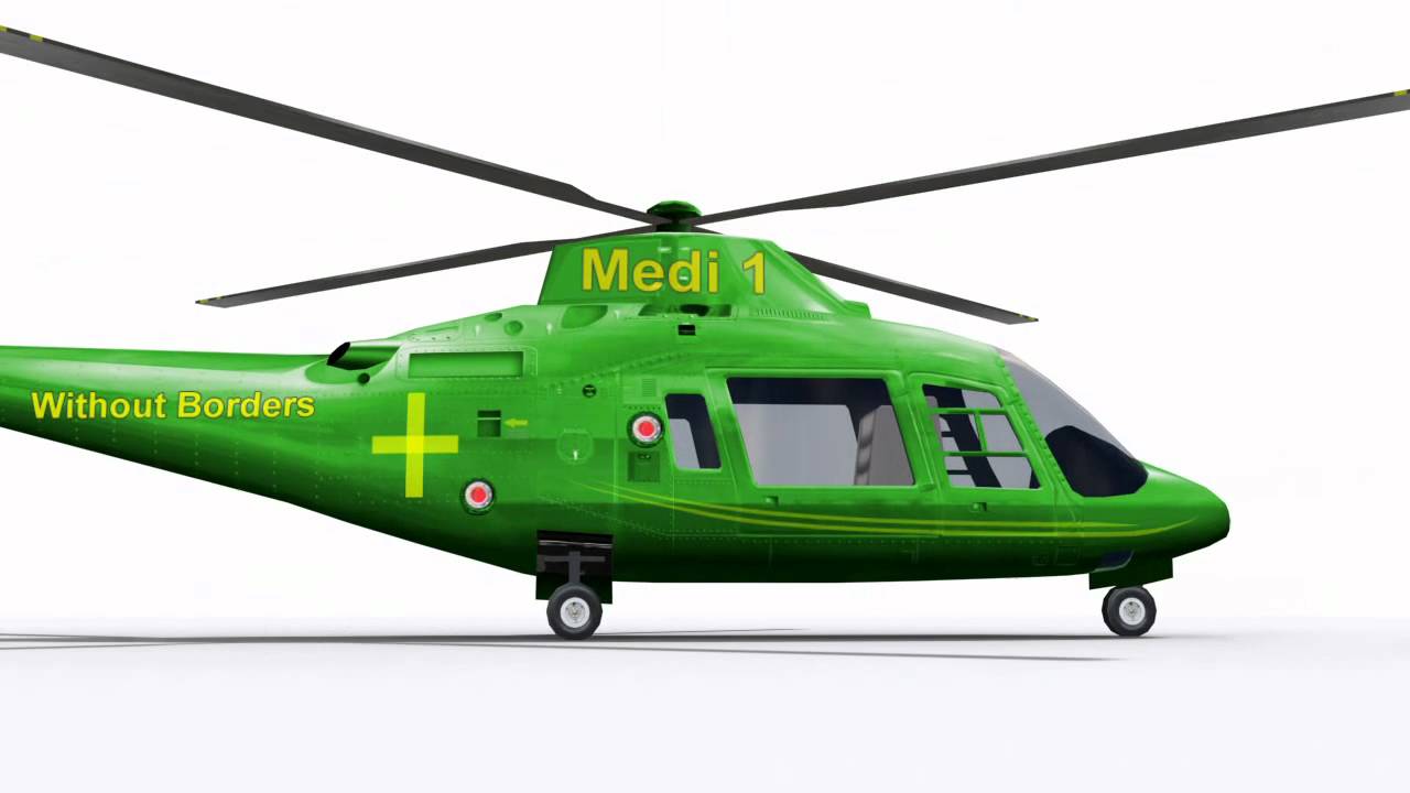 Medi 1 Charity Helicopter (There.com) - YouTube