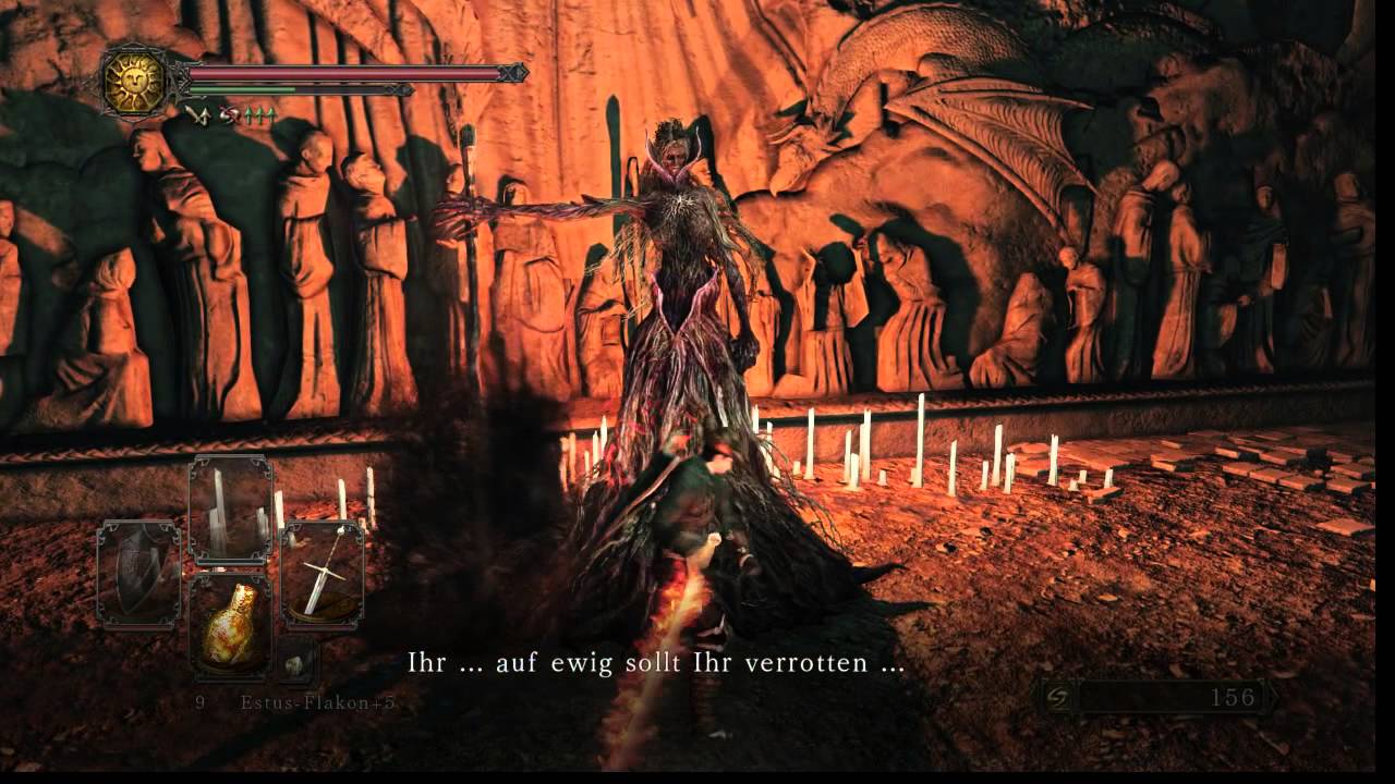 Dark Souls 2 SotFS Walkthrough Part 23: Squalid Queen Elana - YouTube