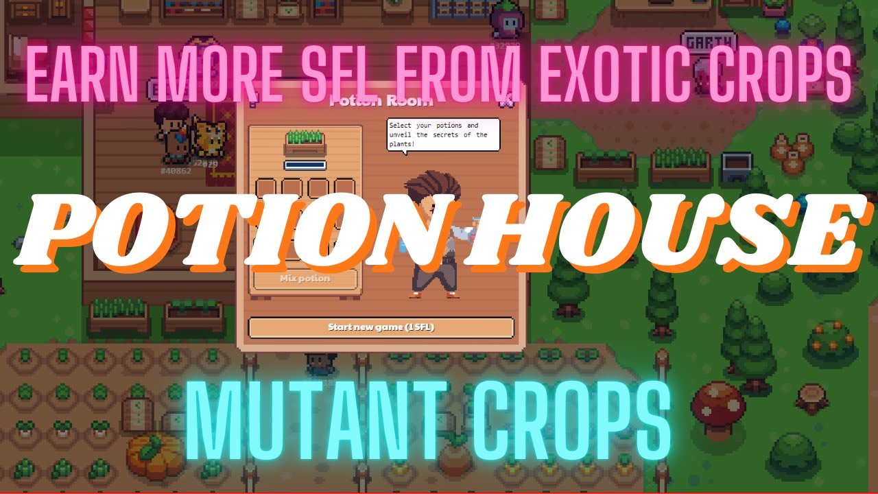 Sunflower land : Potion House || Sell Exotic Crop and Get more SFL ...