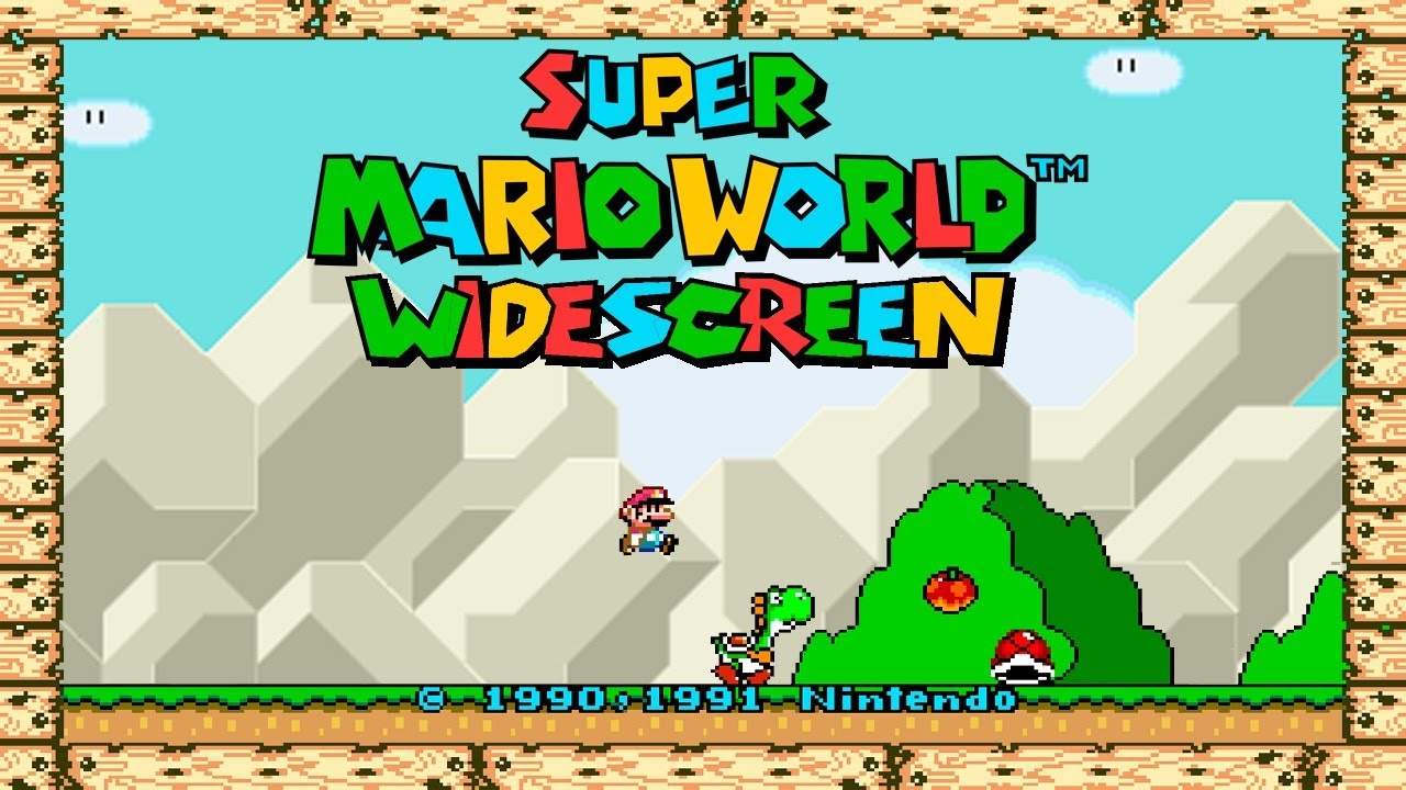 Super Mario World Widescreen - FINALMENTE O PROJETO SAIU - YouTube