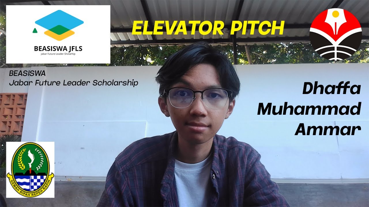 ELEVATOR PITCH JFLS 2024 | Dhaffa Muhammad Ammar - YouTube