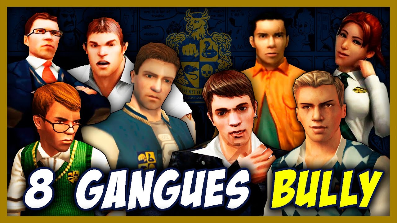 TODAS AS 8 GANGUES DO BULLY, INCLUSIVE A SECRETA! - YouTube