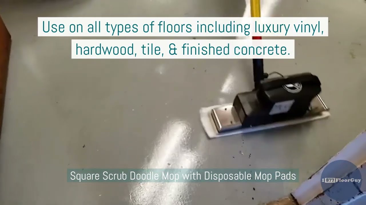 Automated Doodle Mop Cleans Better - YouTube