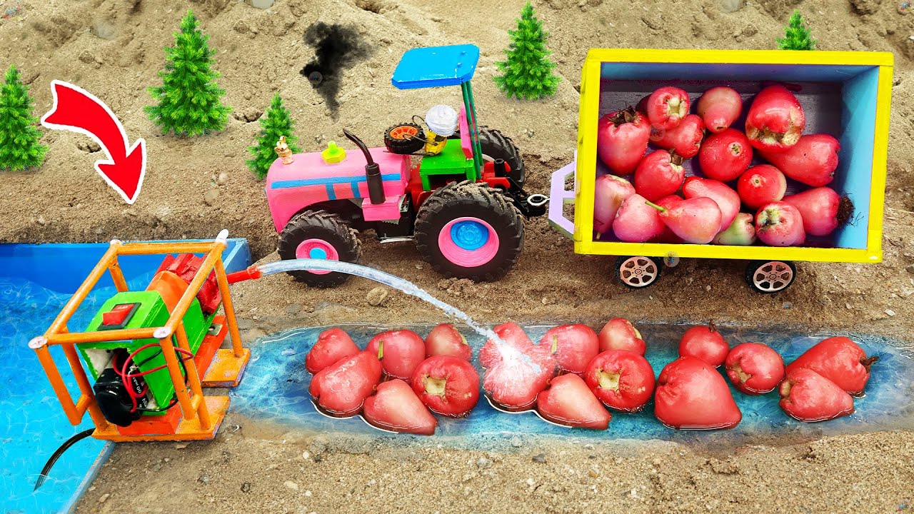 Top diy tractor making mini water pump supply water for farm | diy mini ...