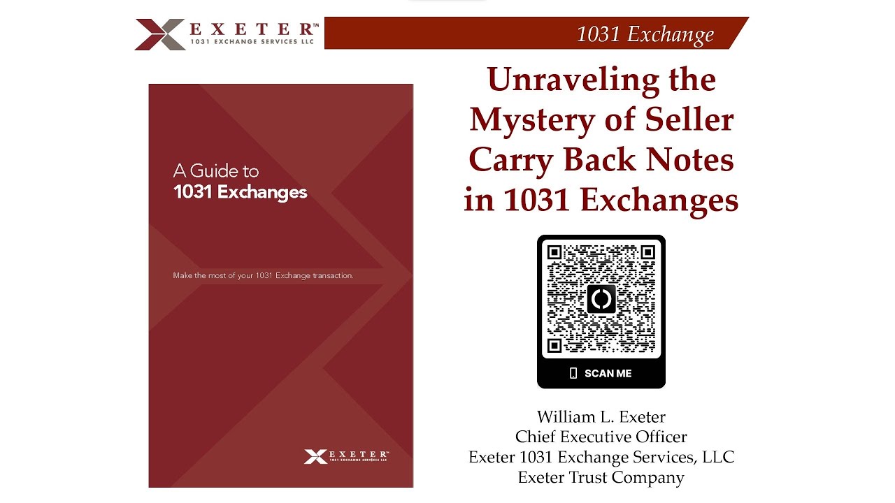 Unraveling the Mystery of Seller Carry Back Notes in 1031 Exchanges ...