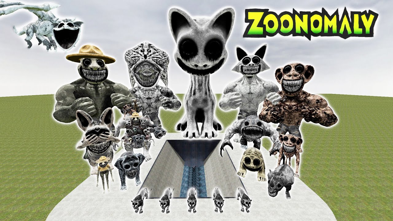 Garry's Mod: ZOONOMALY MONSTER FAMILY vs GIANT SHREDDER - YouTube