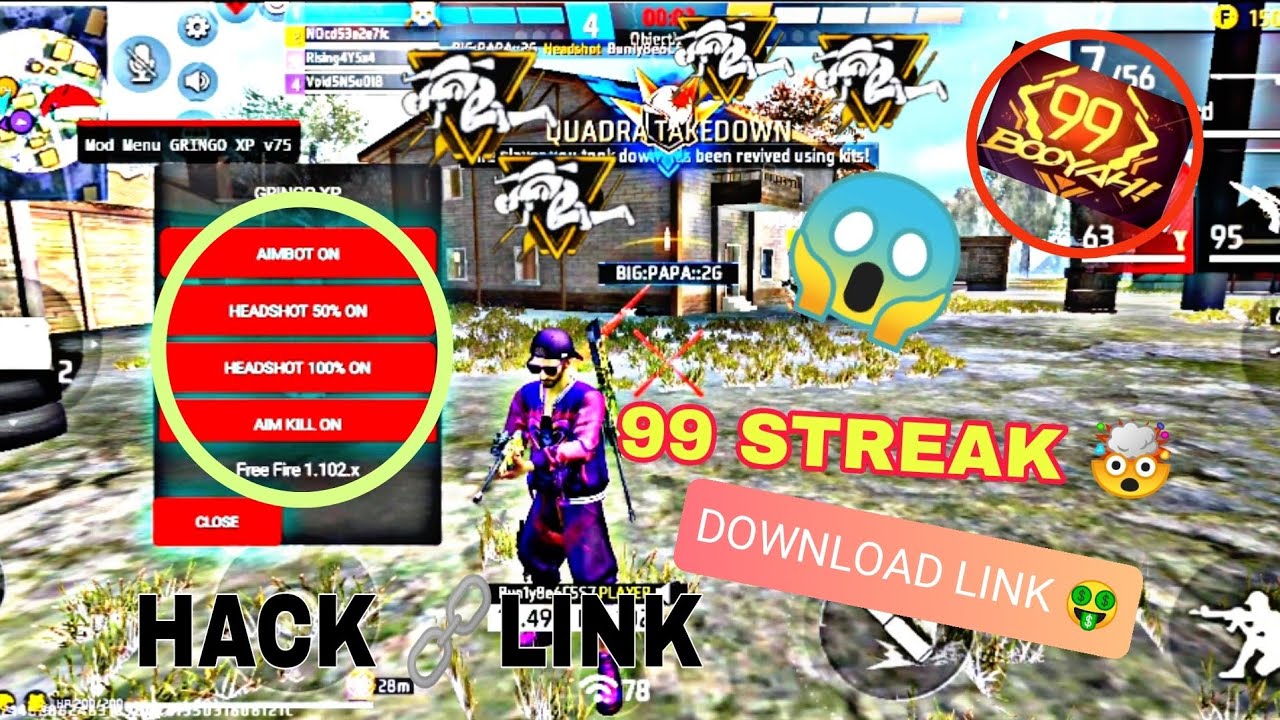 FREE HACK DOWNLOAD LINK🔗🤑 FF HACK 😱 #freefire #ffhacker #ffhack # ...