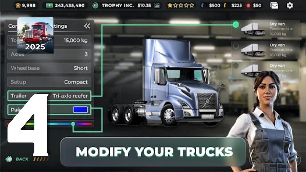 Truck Manager - 2025 Gameplay Walkthrough Part 4 (Android, IOS) - YouTube