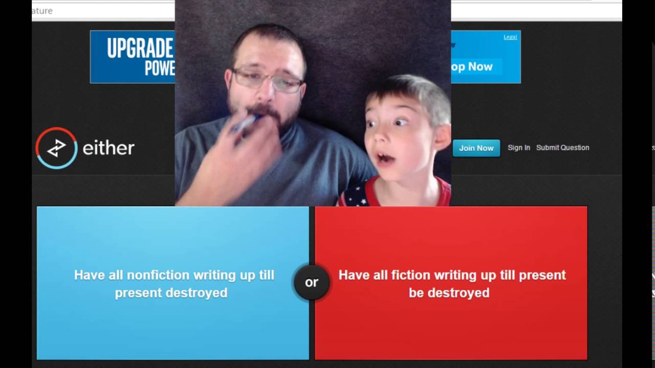 Ty and Arnie Play Either.io A game of would you rather questions! - YouTube