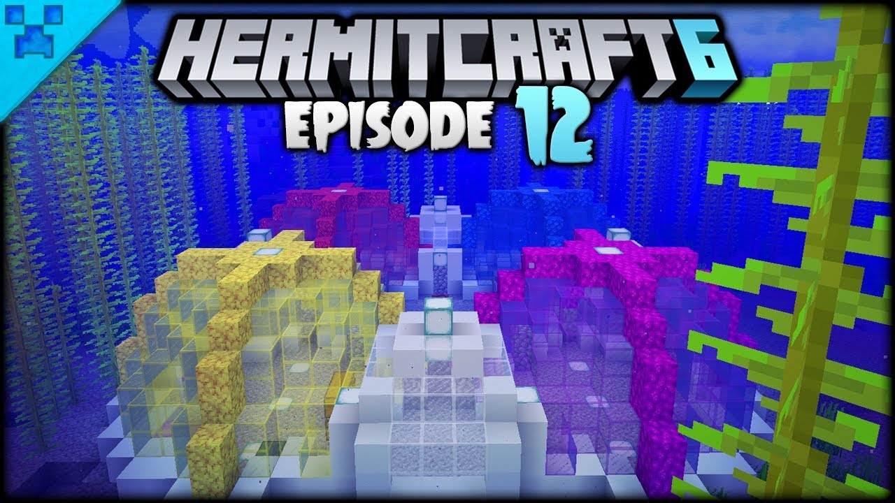 EPIC MINECRAFT AQUATIC BASE PROGRESS! | Hermitcraft 6 (Minecraft ...