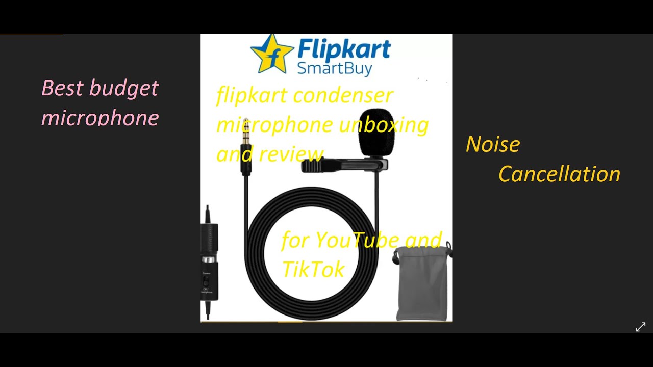 Flipkart SmartBuy Omnidirectional Condenser Mic Full Review And ...