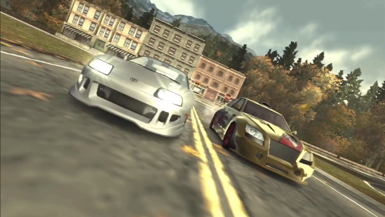 NFS Most Wanted Toyota Supra VS Blacklist 14 Taz Lexus IS300 - YouTube