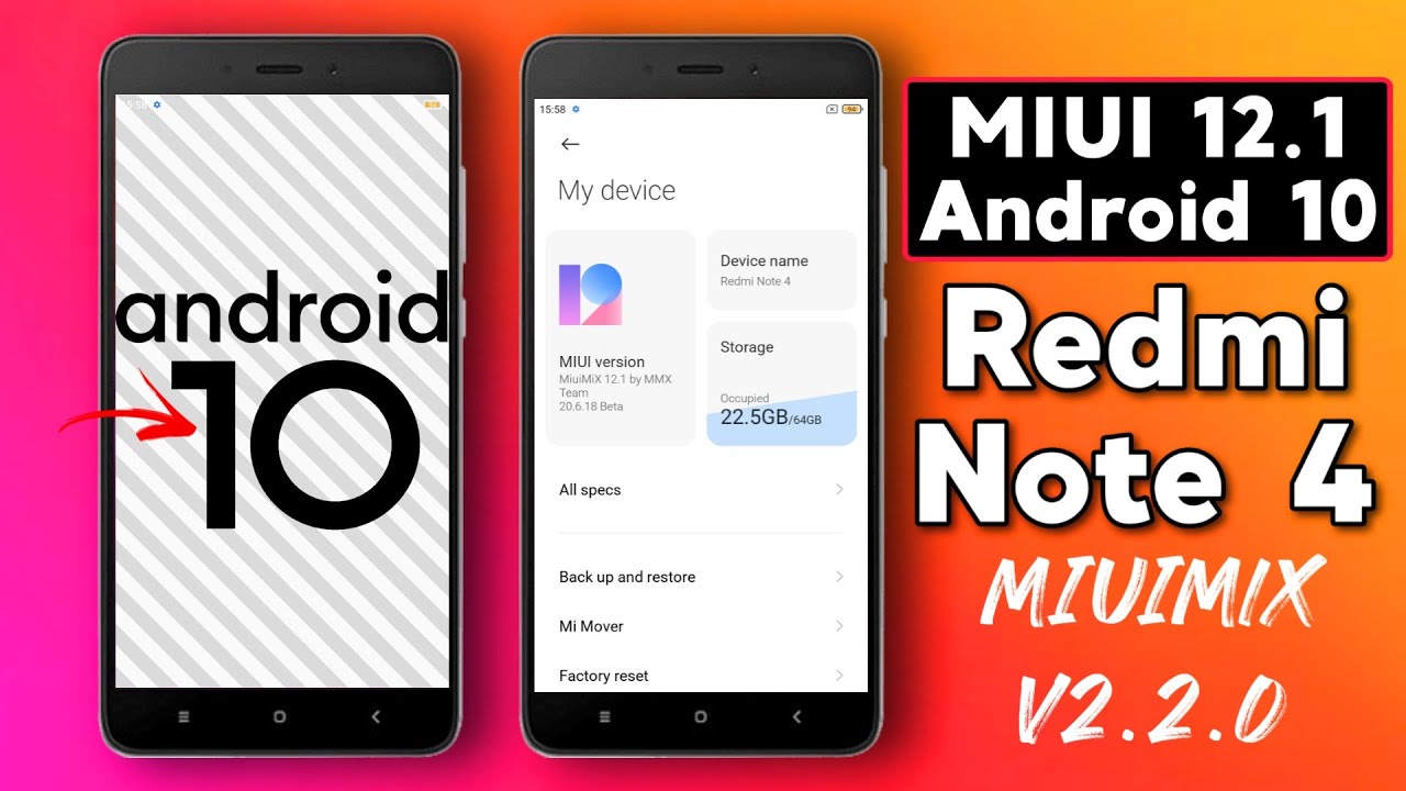 MIUI 12.1 with Android 10 on Redmi Note 4 | MIUIMix v2.2.0 for Mido 🔥 ...