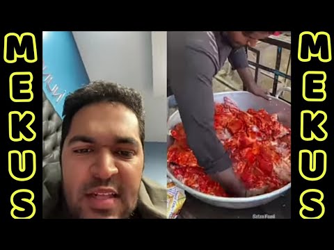 MEKUS MEKUS NI INSAN- Mr. Nobodydudy reacting to Indian food - YouTube